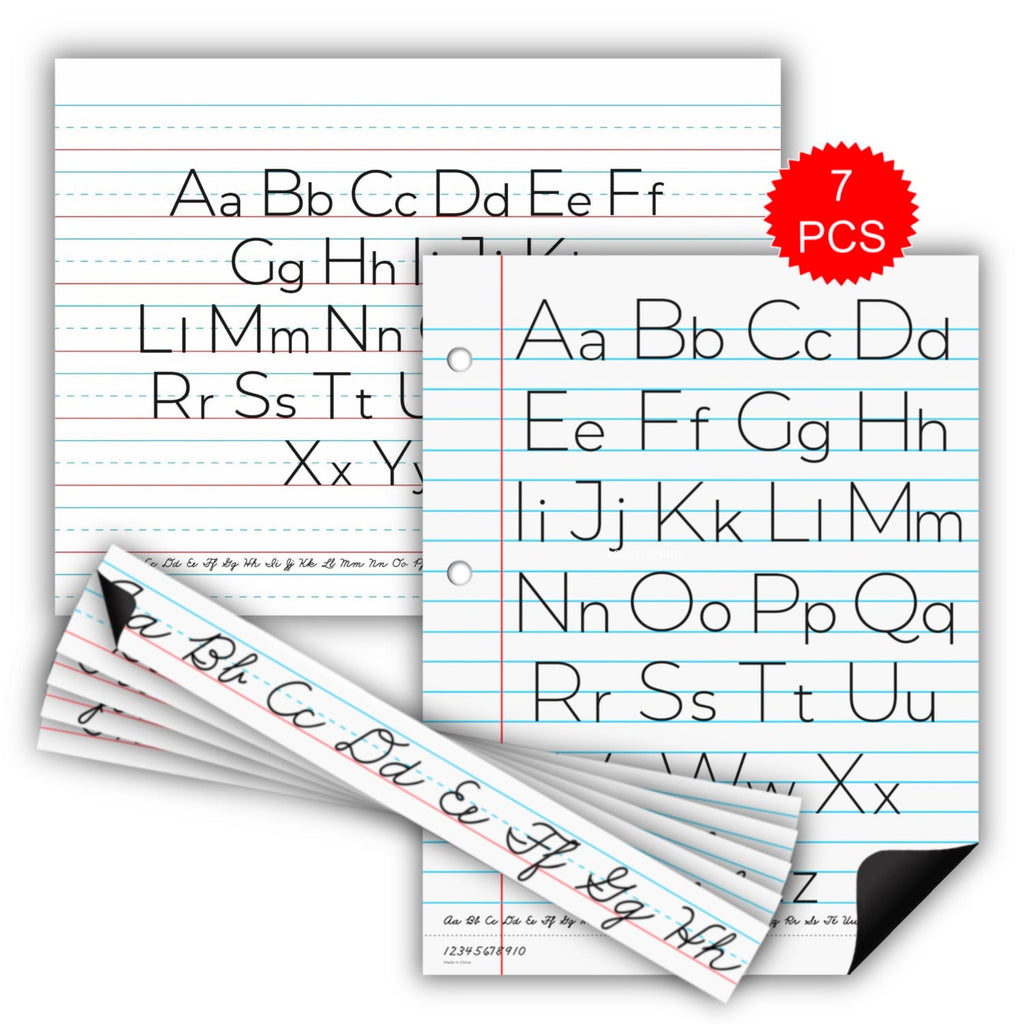 Magnetic Notebook & Handwriting Paper Kit – Reusable Writing Paper for ...
