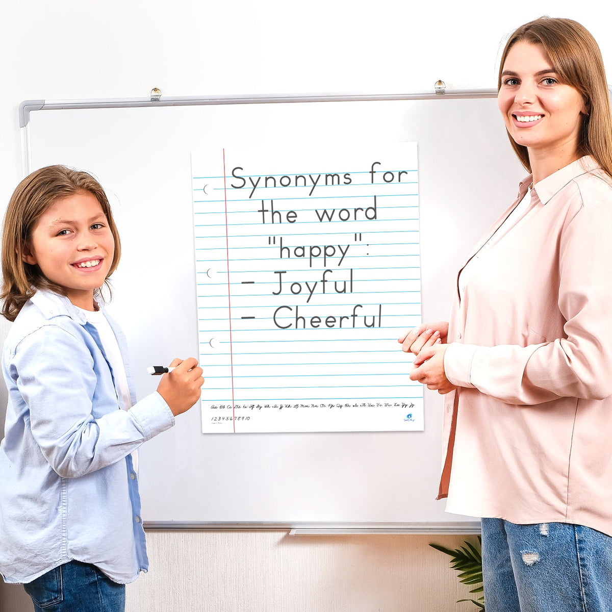 Magnetic Notebook Paper for Classroom - Reusable Handwriting Paper for ...